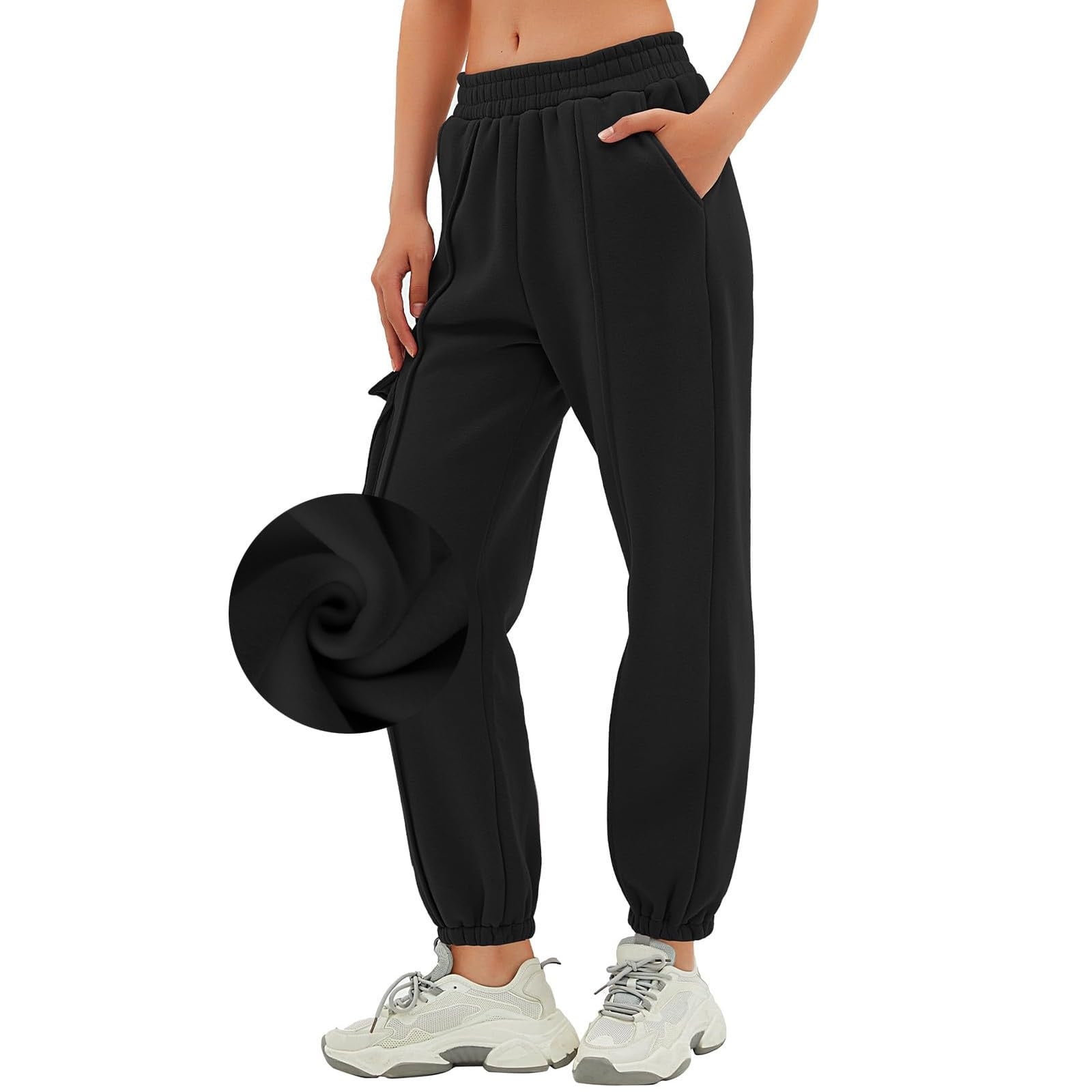 CaiJunJia Clearance No Boundaries Women's Sweatpants Fleece Joggers ...
