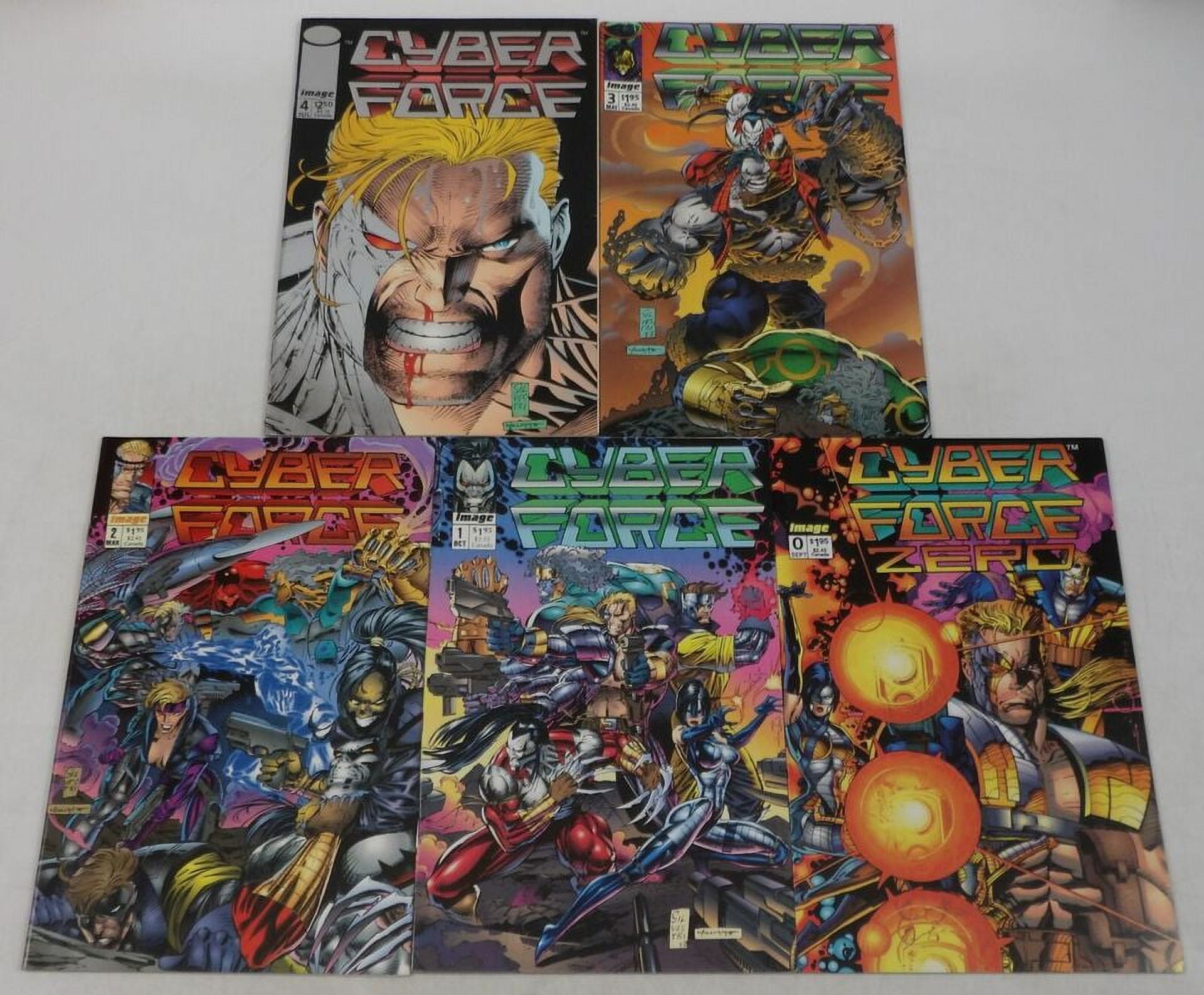 CyberForce #0 & 1-4 VF/NM complete series Marc Silvestri ; Image - Walmart.com