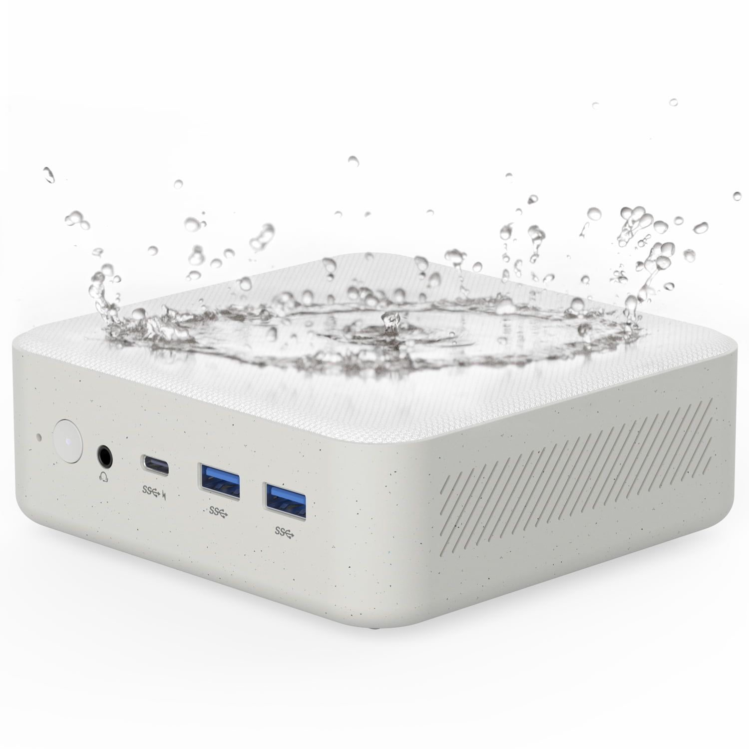 CyberGeek L1 Mini PC Ryzen 7 5700U up to 4.3GHz, Mini Desktop 4GB DDR4 ...