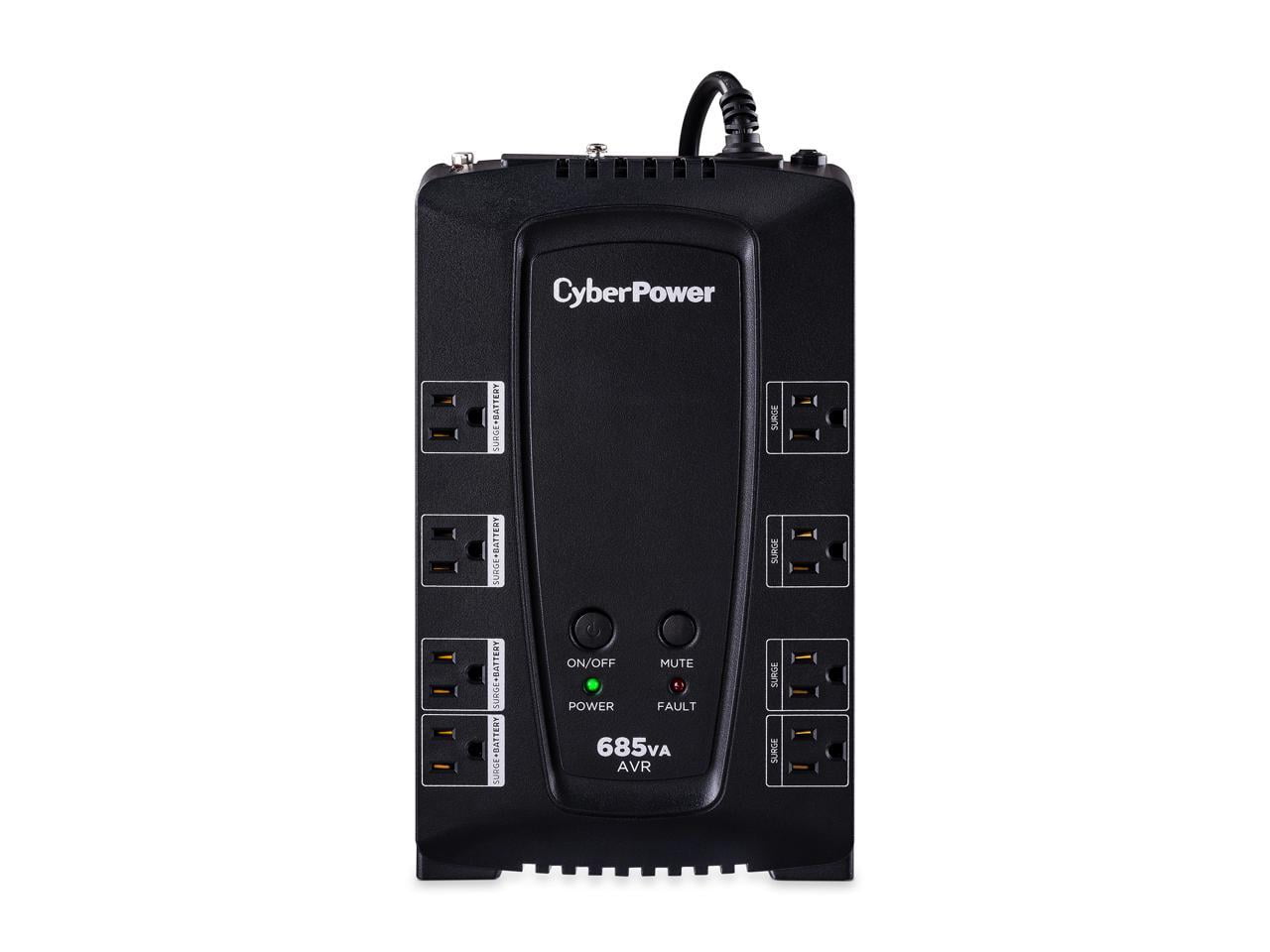 CyberPower CP685AVRG AVR UPS System, 685VA/390W, 8 Outlets, Compact ...
