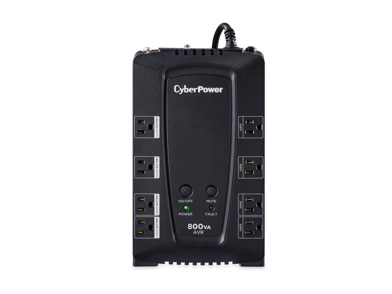 CyberPower UPS - 450W, 800 VA, PC Backup, Surge Protector with AVR ...