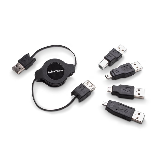 CyberPower CPUSB3RTKIT- Black USB Adapter Cable Kit up to 3.2 ft in ...
