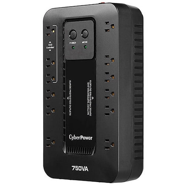 CyberPower EC750G ECO 750 VA / 450W Energy Efficient Desktop UPS ...