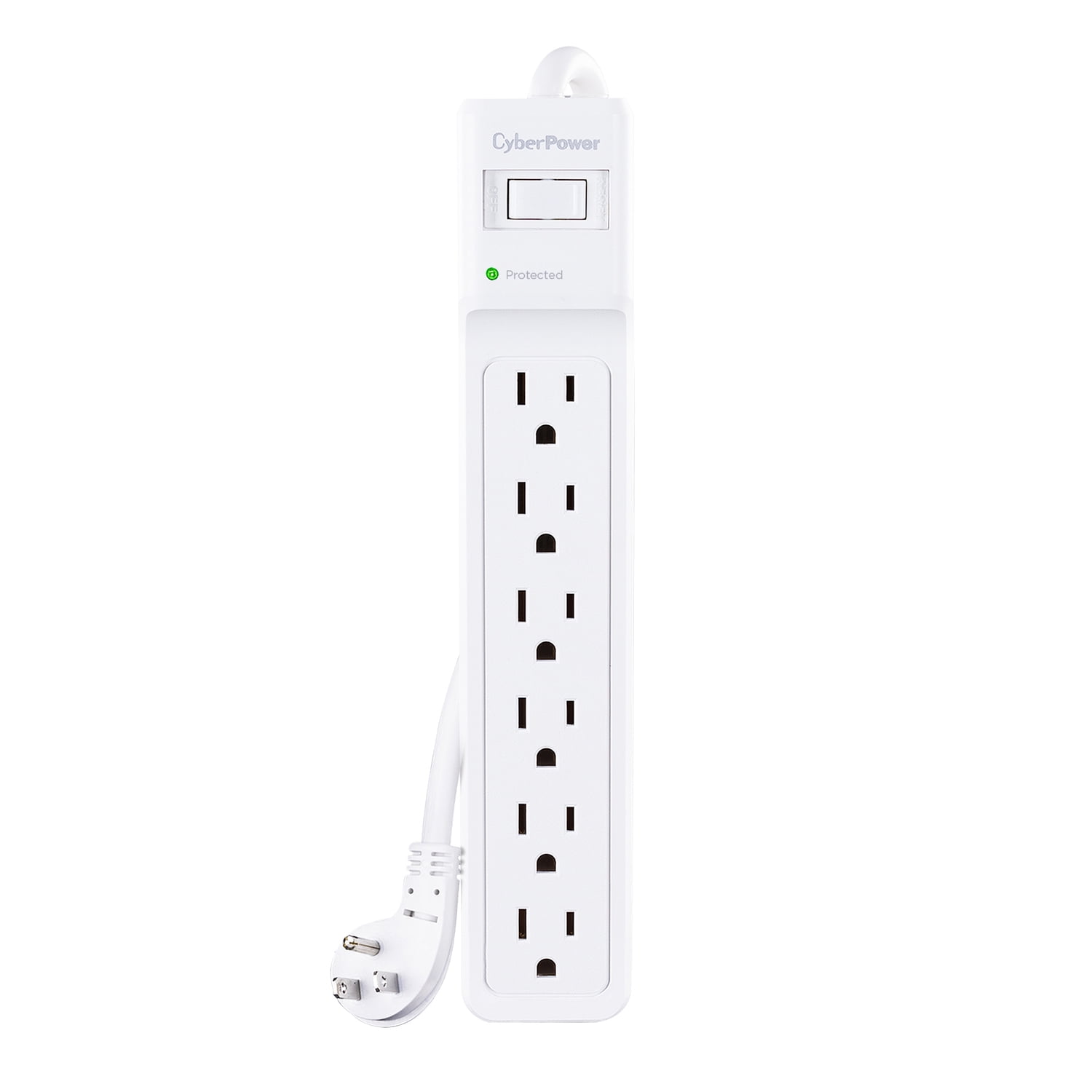 CyberPower Essential Series Surge Protector Power Strip, 6 Outlets, 4 ...