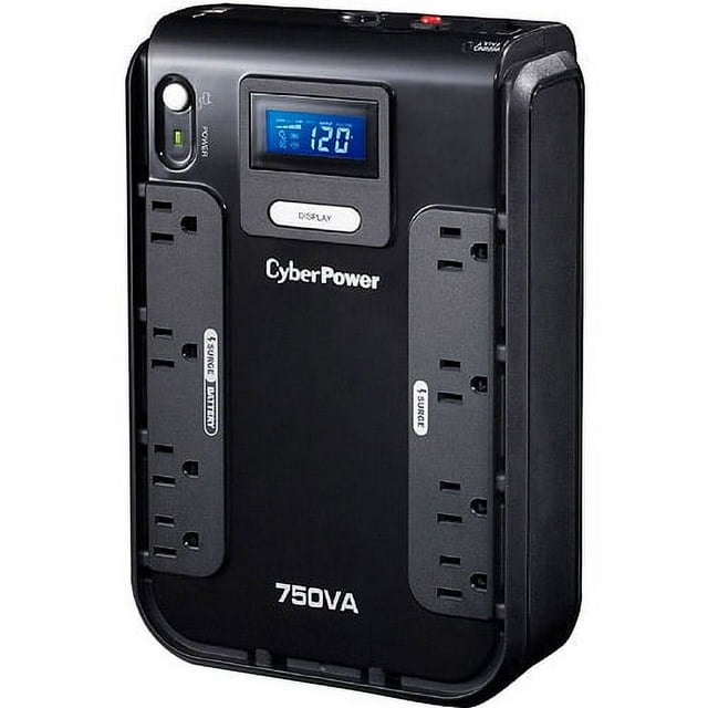 CyberPower Intelligent LCD CP750LCD - UPS - 420 Watt - 750 VA - Walmart.com
