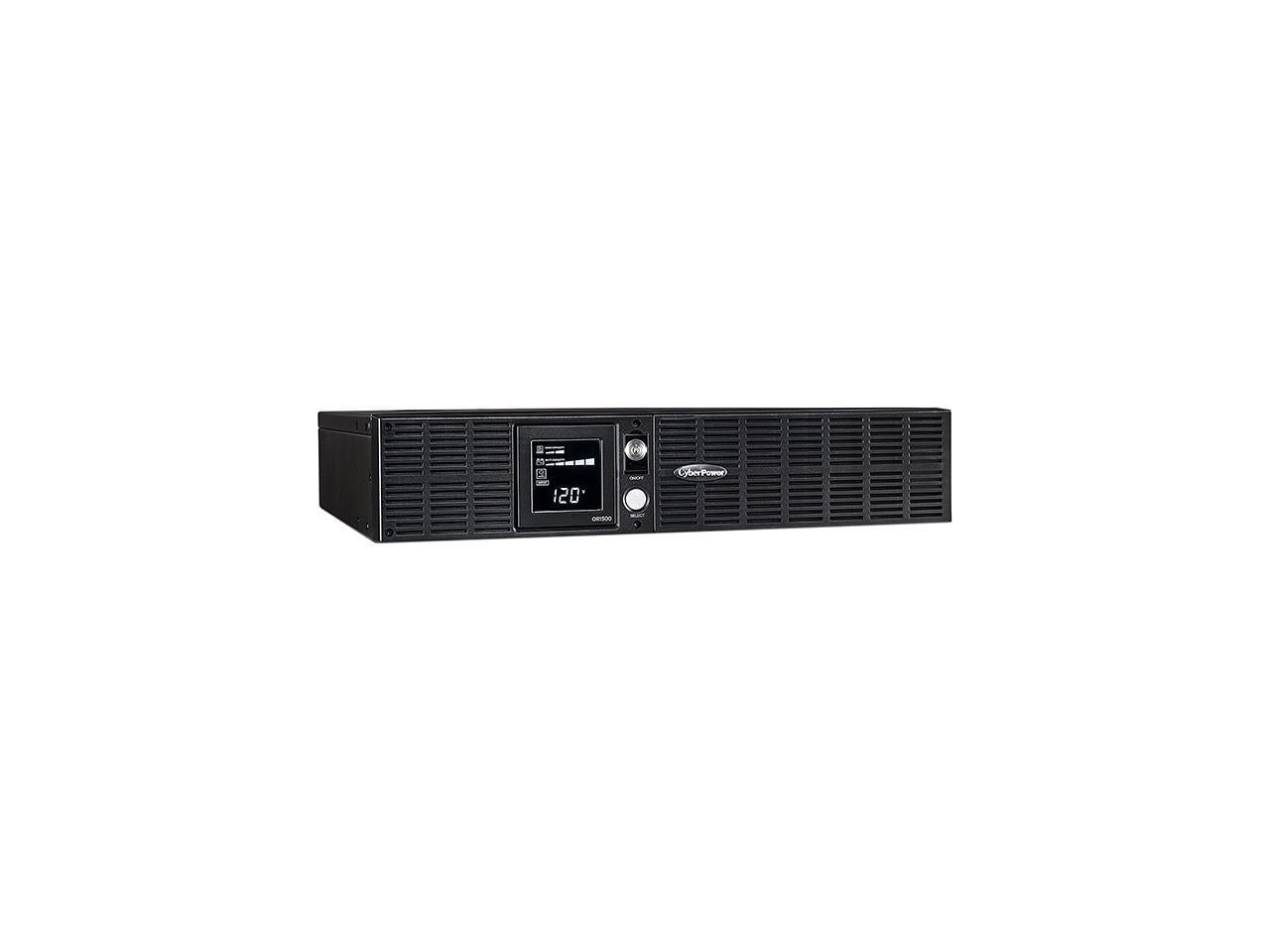 CyberPower OR1500LCDRT2U 2U Rack/Tower 8 Outlets 1500VA 900W AVR Smart ...