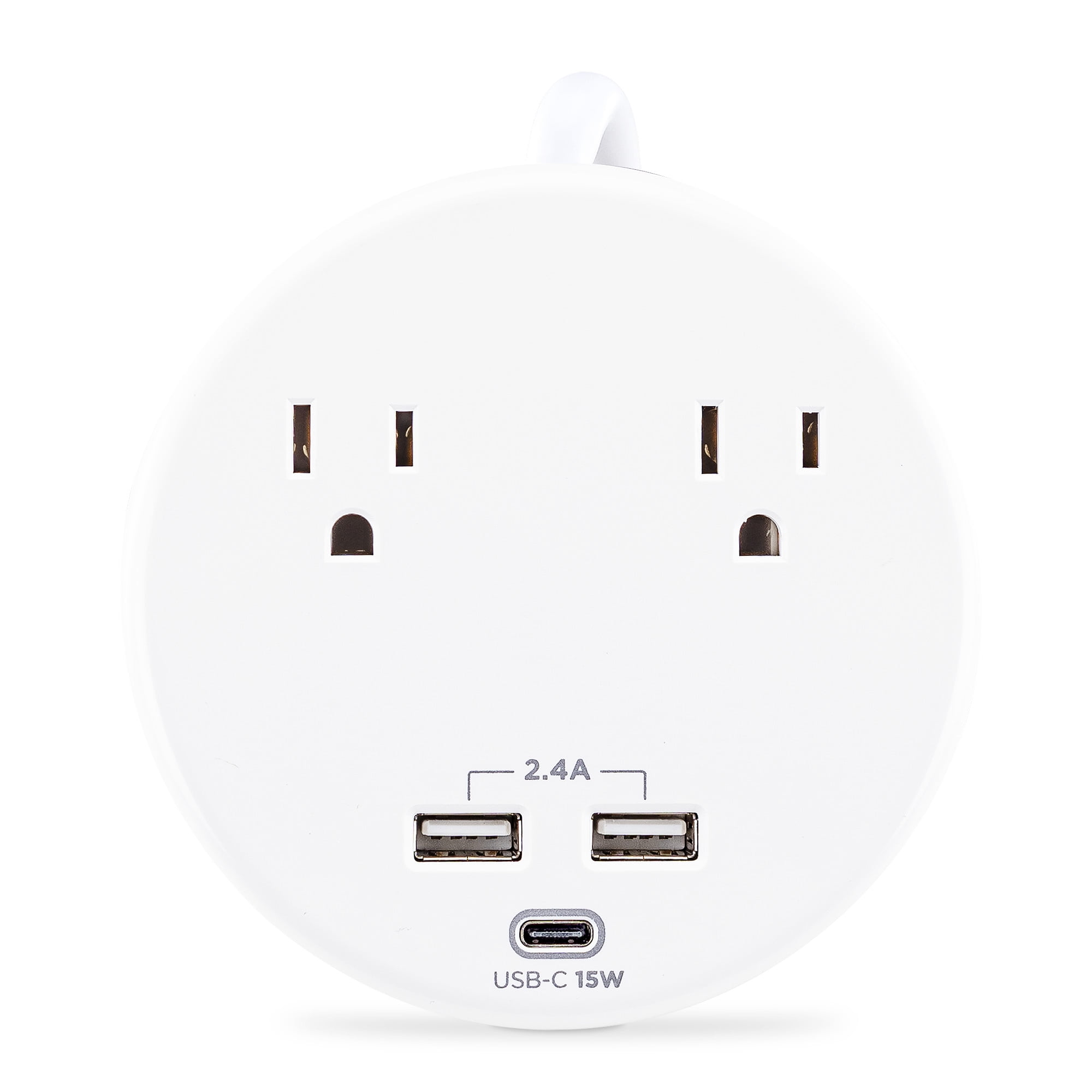 CyberPower P205UC - 500 Joule White Surge Protector Power Strip with 2 ...