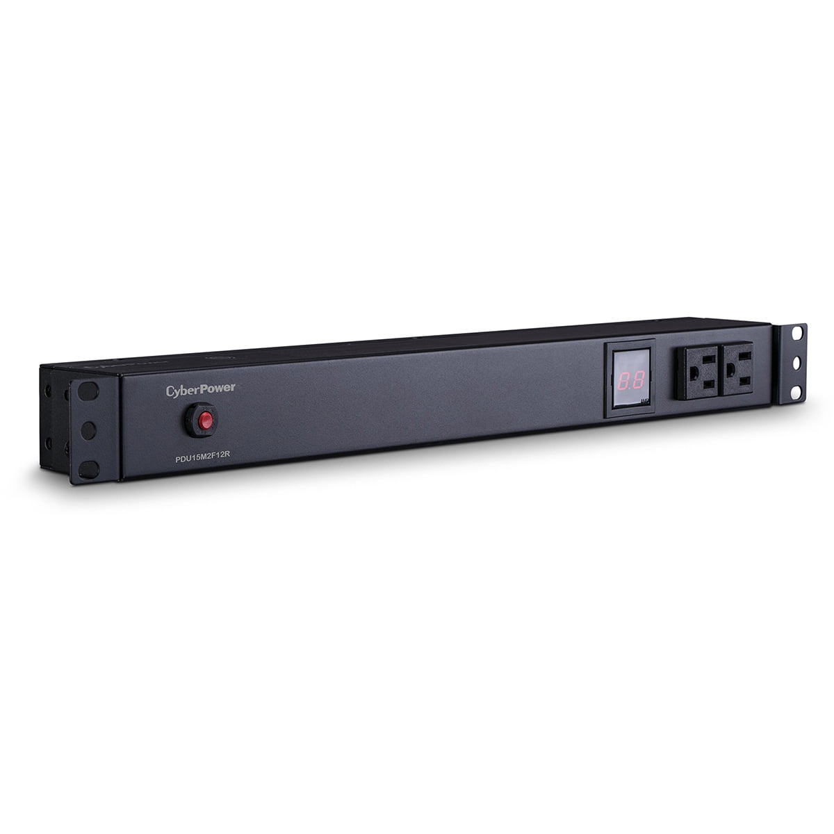 CyberPower PDU15M2F12R Metered 1U 120V 15A 15 ft Power Distribution ...
