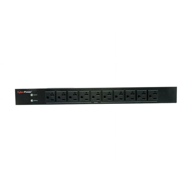 CyberPower PDU30BT10F10R Basic 1U 120V 30A 12 ft Power Distribution ...