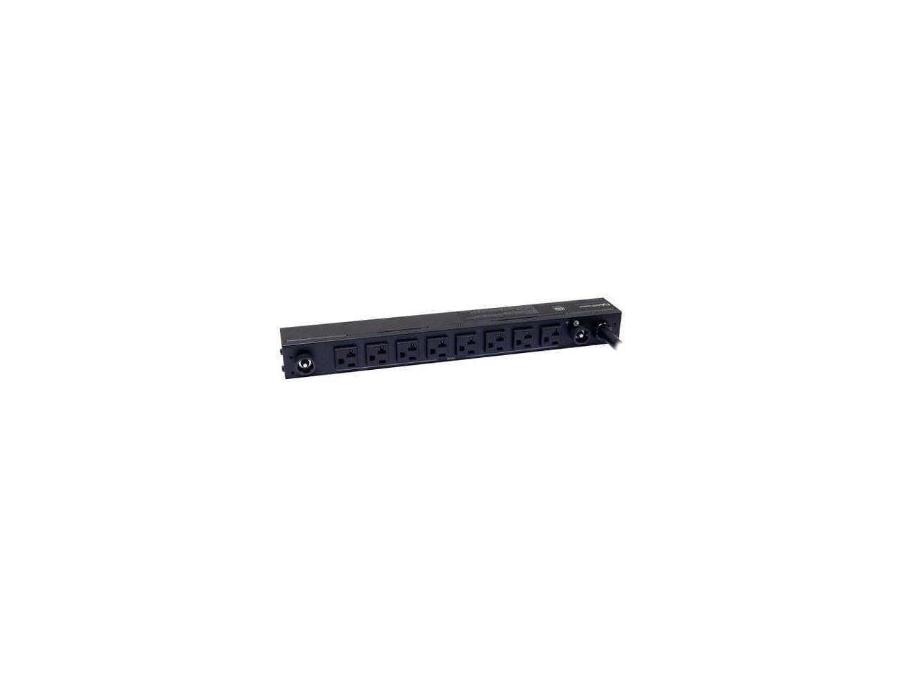 CyberPower PDU30BT8F8R Basic 1U 120V 12 ft. 16-Outlets Power ...