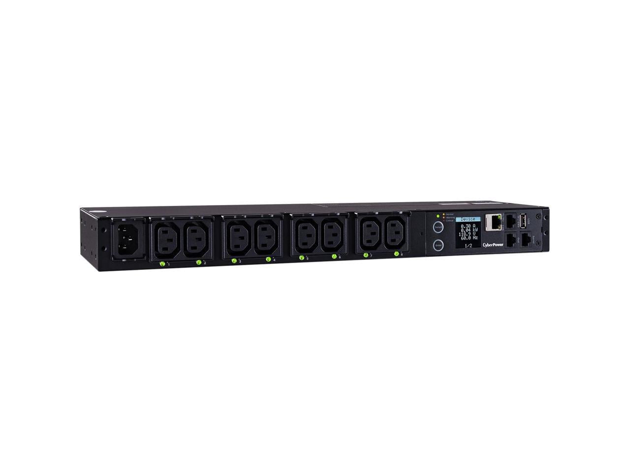 CyberPower PDU41004 1U Rack-Mount 8-Outlet Switched PDU Power Distribution Unit - Walmart.com