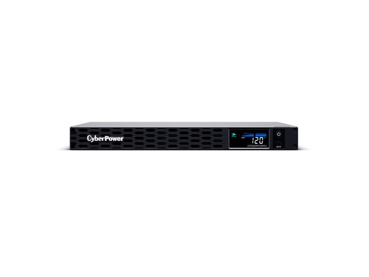 CyberPower PFC Sinewave CP1500PFCRM1U 1500VA Rack-mountable UPS - 1U ...