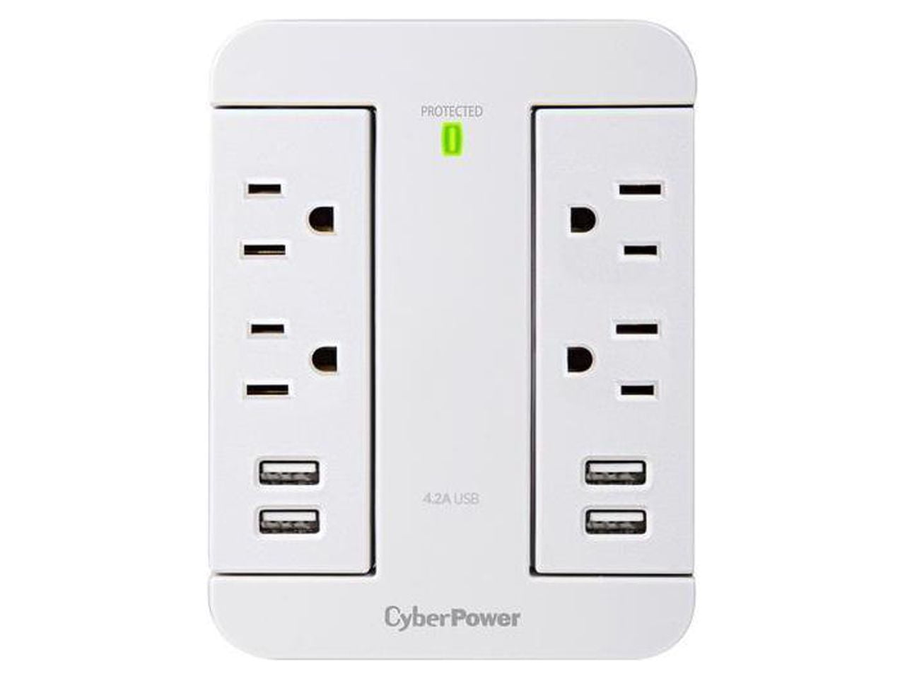 CyberPower Professional 4-Outlet Surge Suppressor/Protector - 4 x NEMA ...