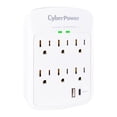 CyberPower Home Office Series Surge Protector Wall Tap, 6 AC Outlets ...