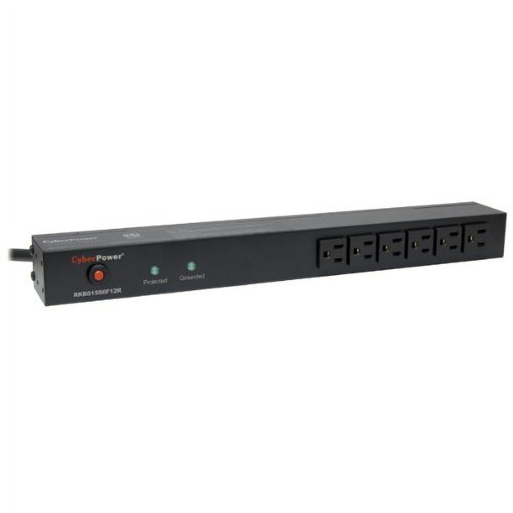 CyberPower RKBS15S6F12R Rackbar Surge Protector, 120V/15A, 18 Outlets ...