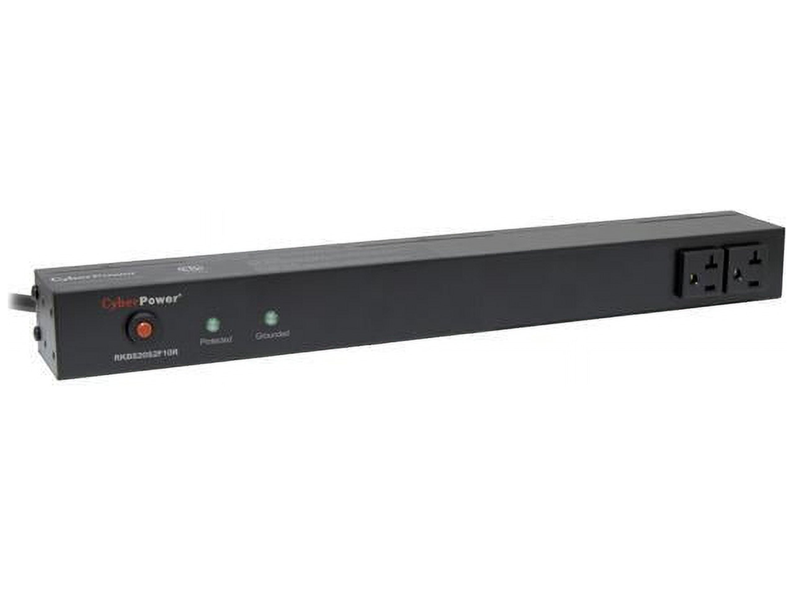 CyberPower Rackbar Surge Protection RKBS20S2F10R Zero-U/1U - surge ...