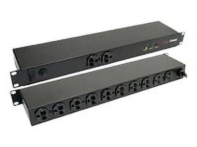 CyberPower CPS1220RMS 1U Rackmount Rackbar 20A 12-Outlet Surge ...
