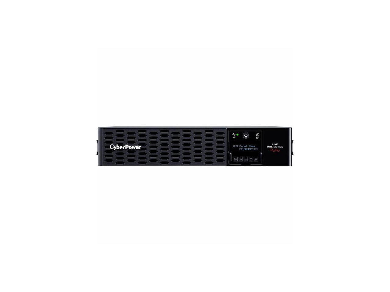 CyberPower Smart App Sinewave PR1500RT2UCN 1500VA Rack/Tower UPS ...