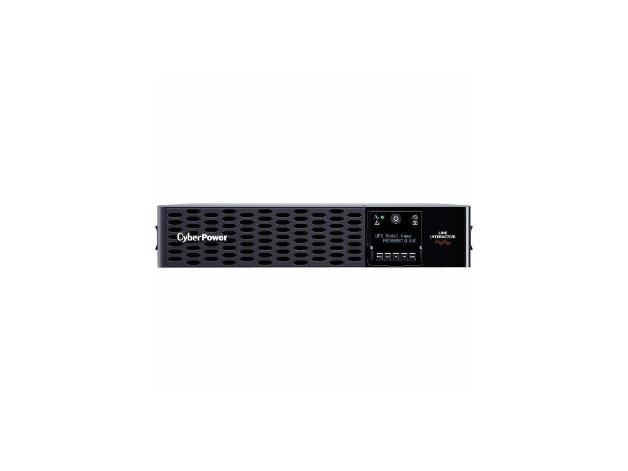 CyberPower Smart App Sinewave PR2000RTXL2UC 2000VA Rack/Tower UPS ...
