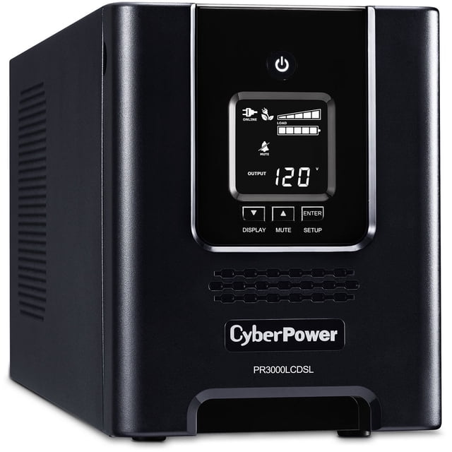 CyberPower Smart App Sinewave PR3000LCDSL - UPS - 2700 Watt - 3000 VA ...