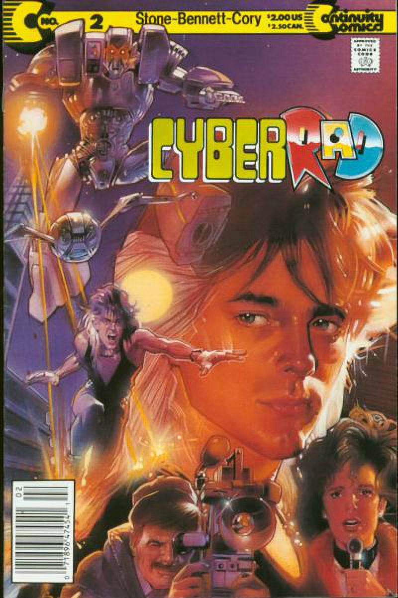 CyberRad (1st Series) #2 (Newsstand) VF ; Continuity Comic Book ...
