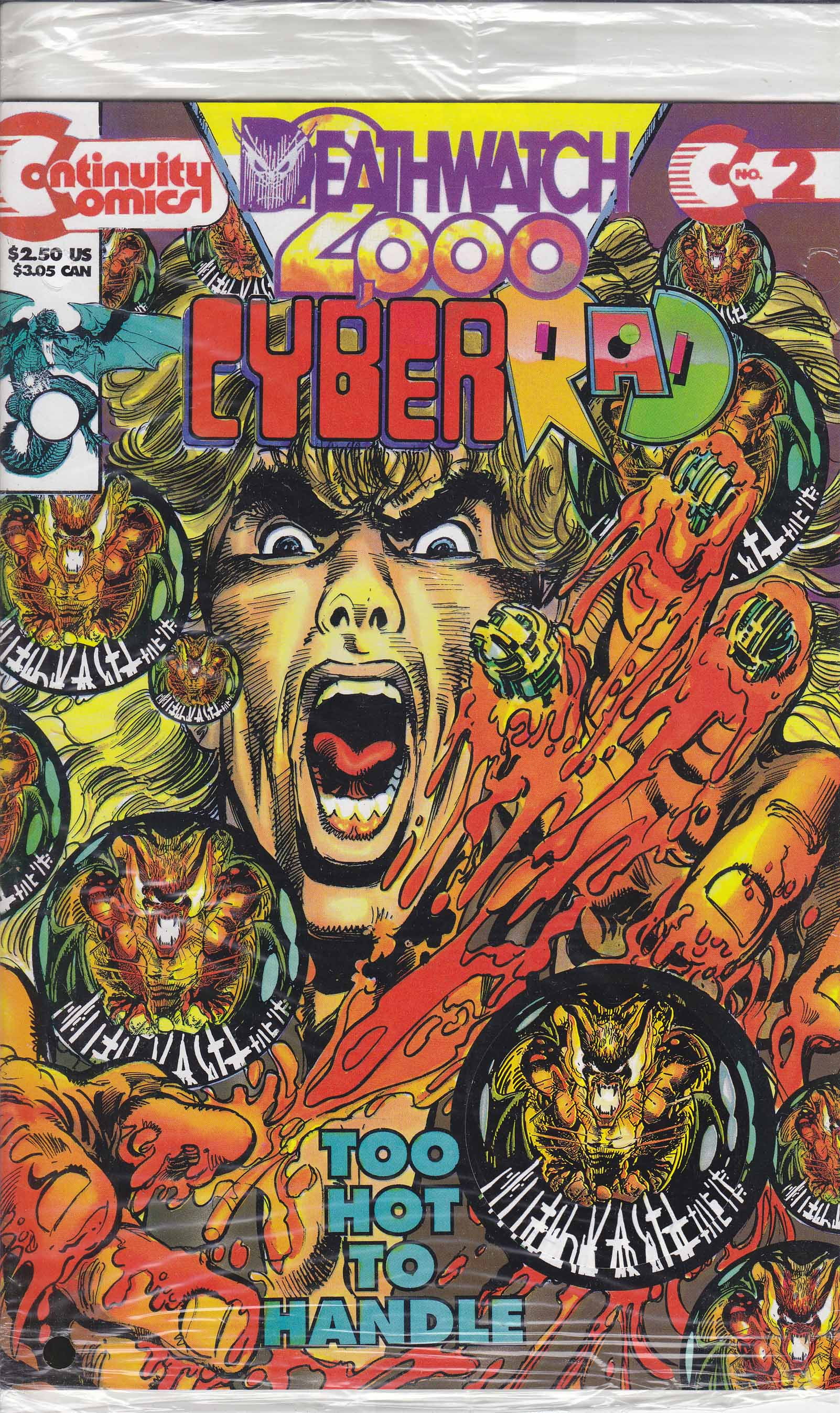 CyberRad Deathwatch 2000 #2F VF ; Continuity Comic Book - Walmart.com