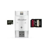 CyberTech Portable Compact Mini Lightning iReader USB Micro SD TF Card ...