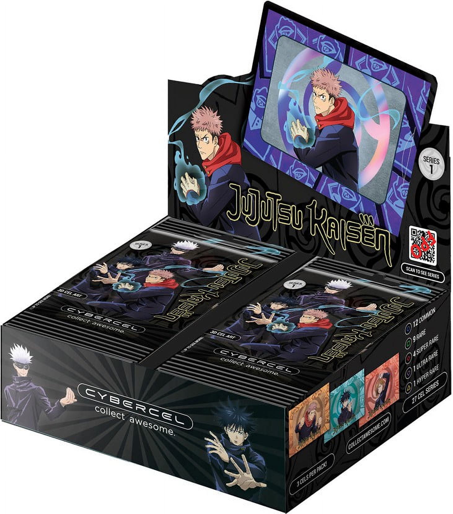 Cybercel Jujutsu Kaisen Trading Card Box (20 Packs) - Walmart.com