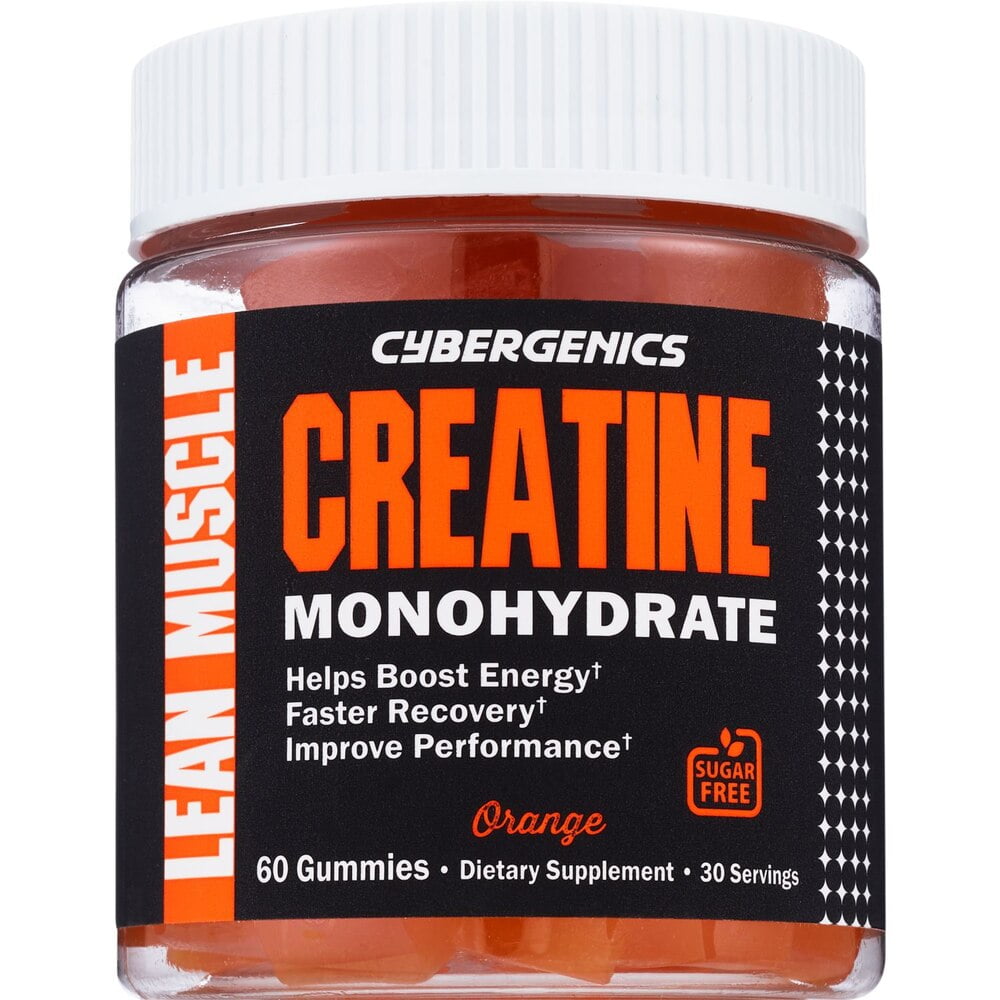 Cybergenics Creatine Gummies, Orange, 60 ct - Walmart.com