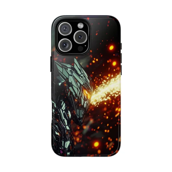 Cybernetic Force Robot Energy Beam Case iPhone 17 through 11 Pro Max ...