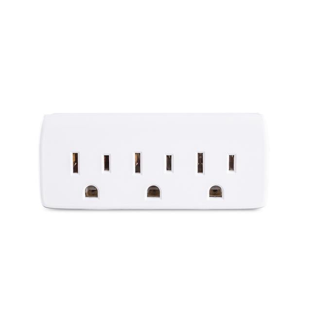 CyberPower GT3W Straight Outlet Adapter - 3 - NEMA 5-15R Outlet(s ...