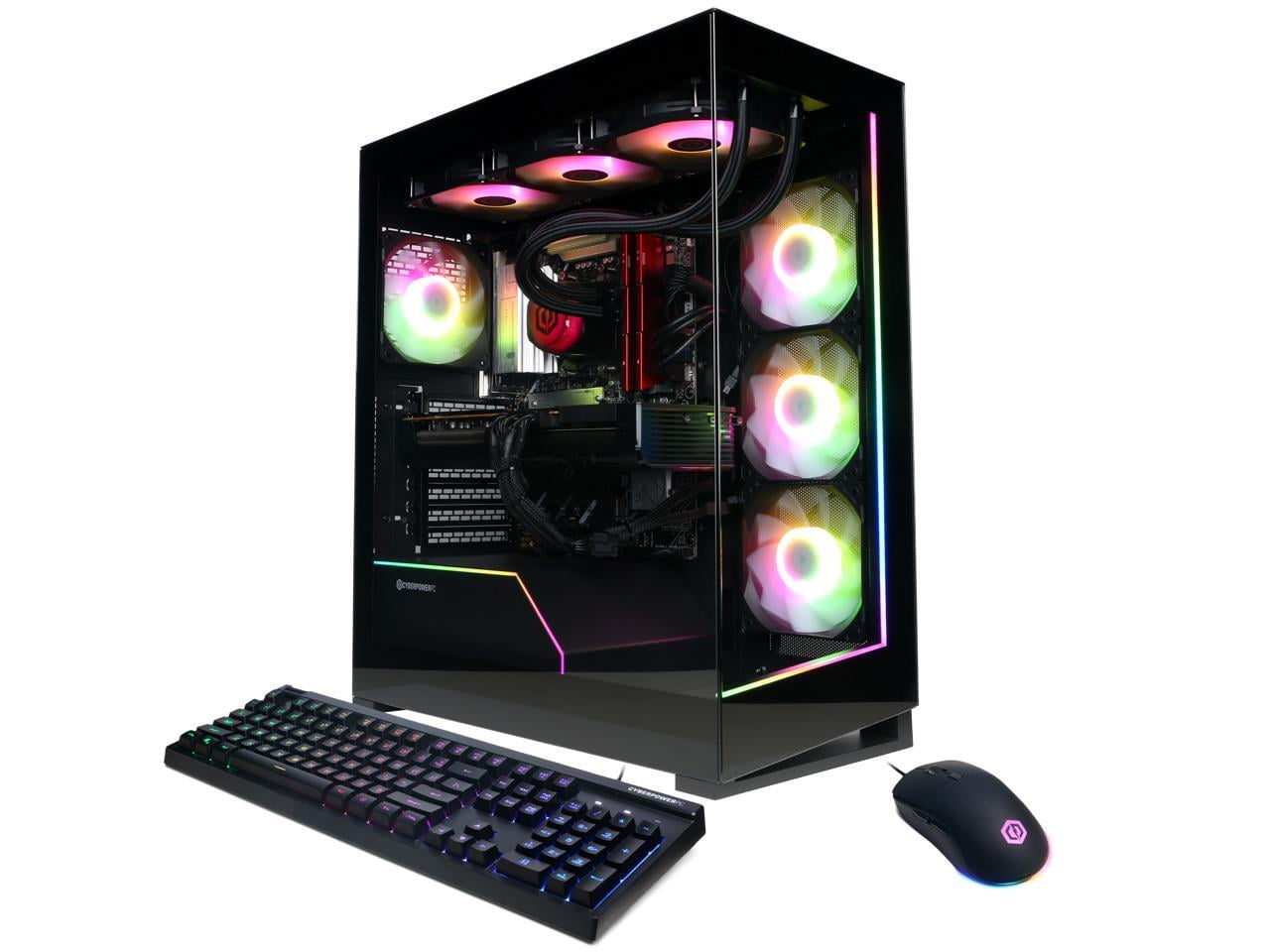 CyberpowerPC Gaming Desktop PC GM70929 AMD Ryzen 7 9800X3D 32GB DDR5 ...