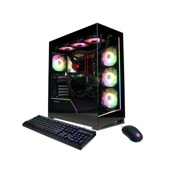 CyberpowerPC Gaming Desktop PC GM70929 AMD Ryzen 7 9800X3D 32GB DDR5 ...