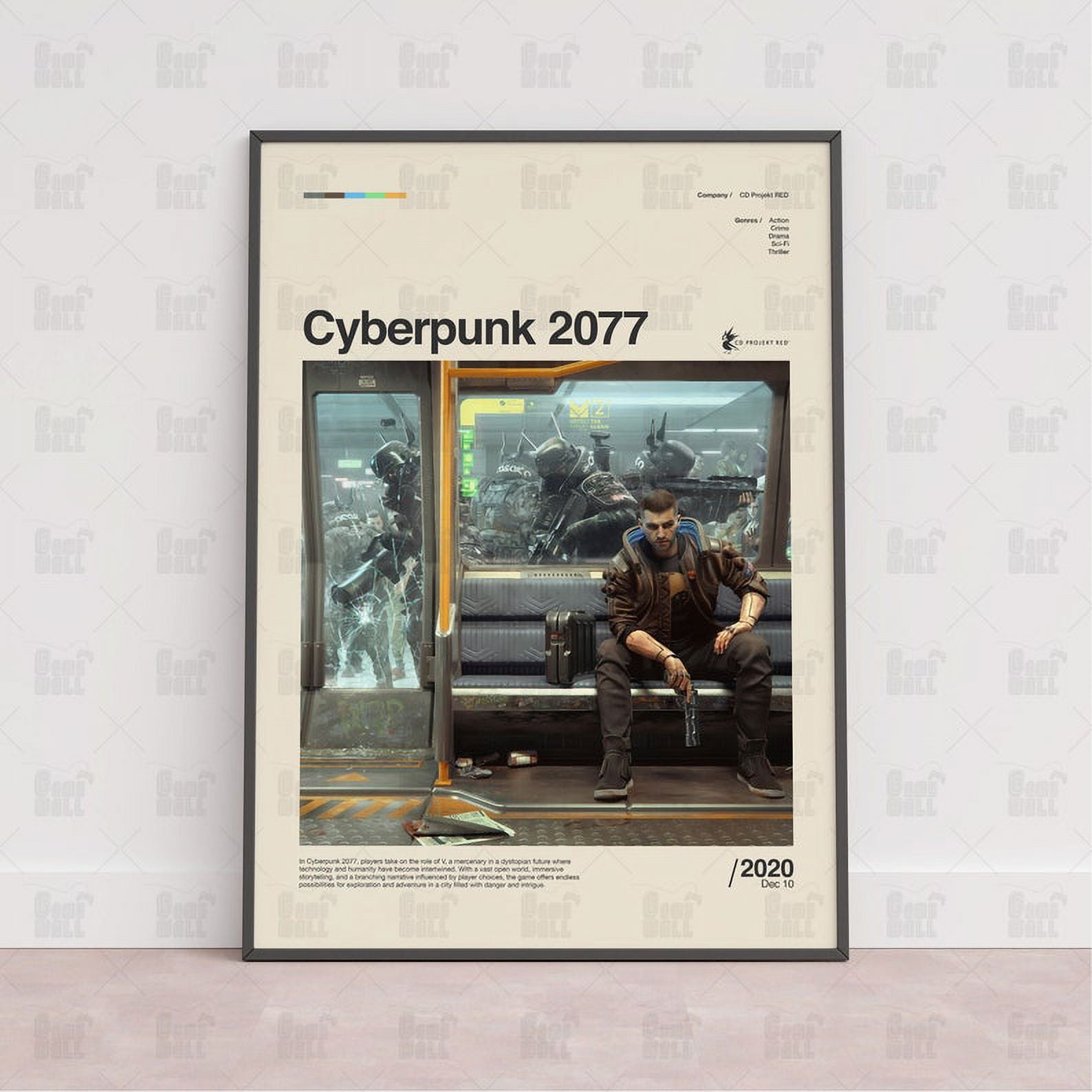 Cyberpunk 2077 Poster, Gaming Room Poster, Gaming Wall Poster, Gaming ...