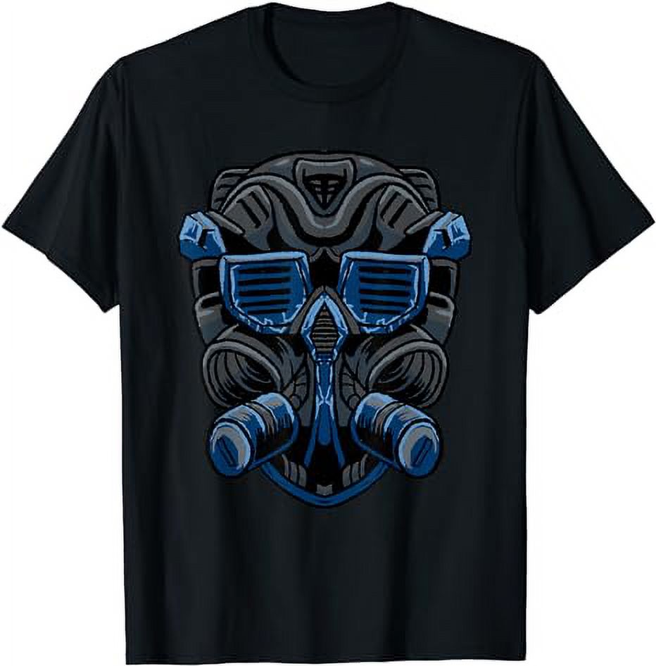 Cyberpunk Cyborg Android Cyber Bot Cool Robot Mask Gift Idea T-Shirt ...