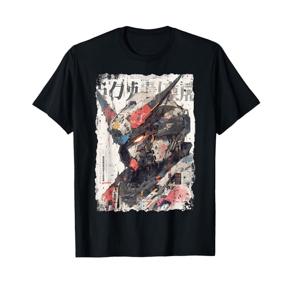 Cyberpunk Cyborg Robot T-Shirt with Futuristic Tech Design Small ...