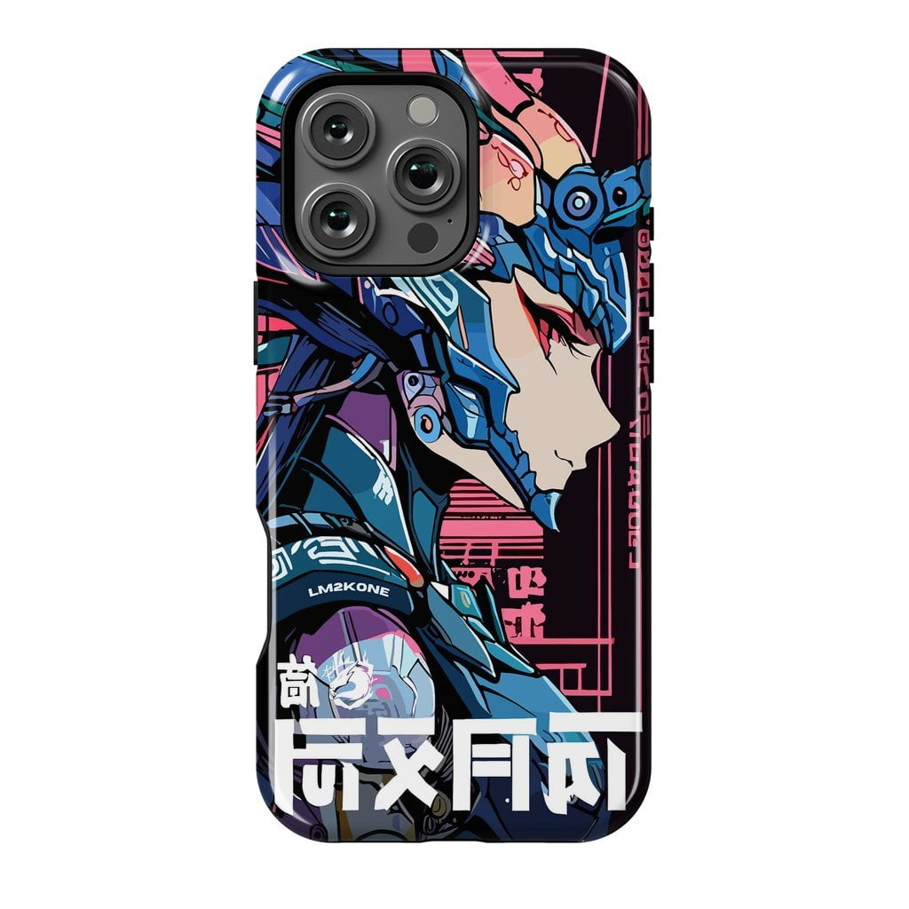 Cyberpunk Dragon Girl Tough Cases Futuristic Fantasy for iPhone 11-17 ...