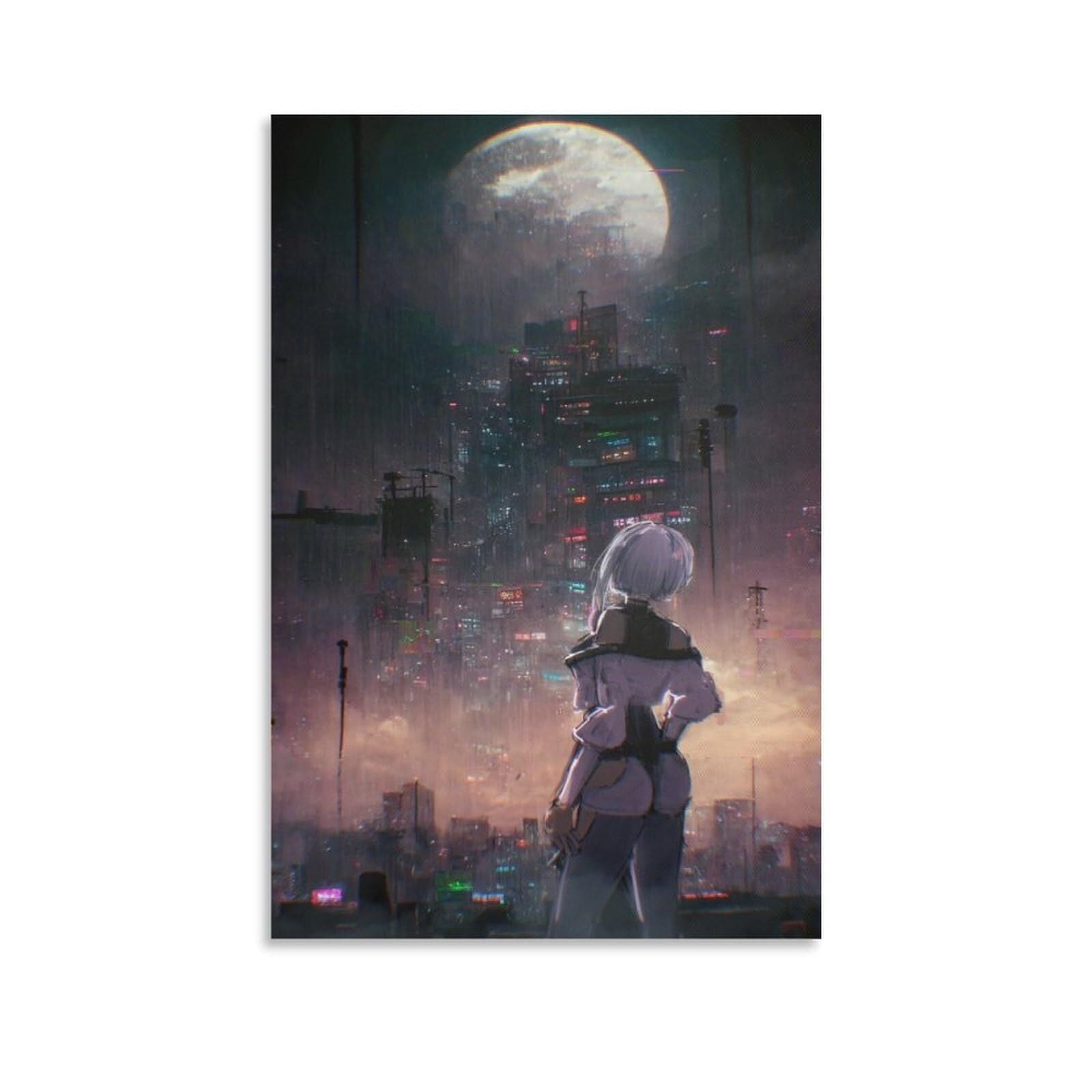 Cyberpunk Edgerunners Anime Poster Canvas Wall Art Posters For Room ...
