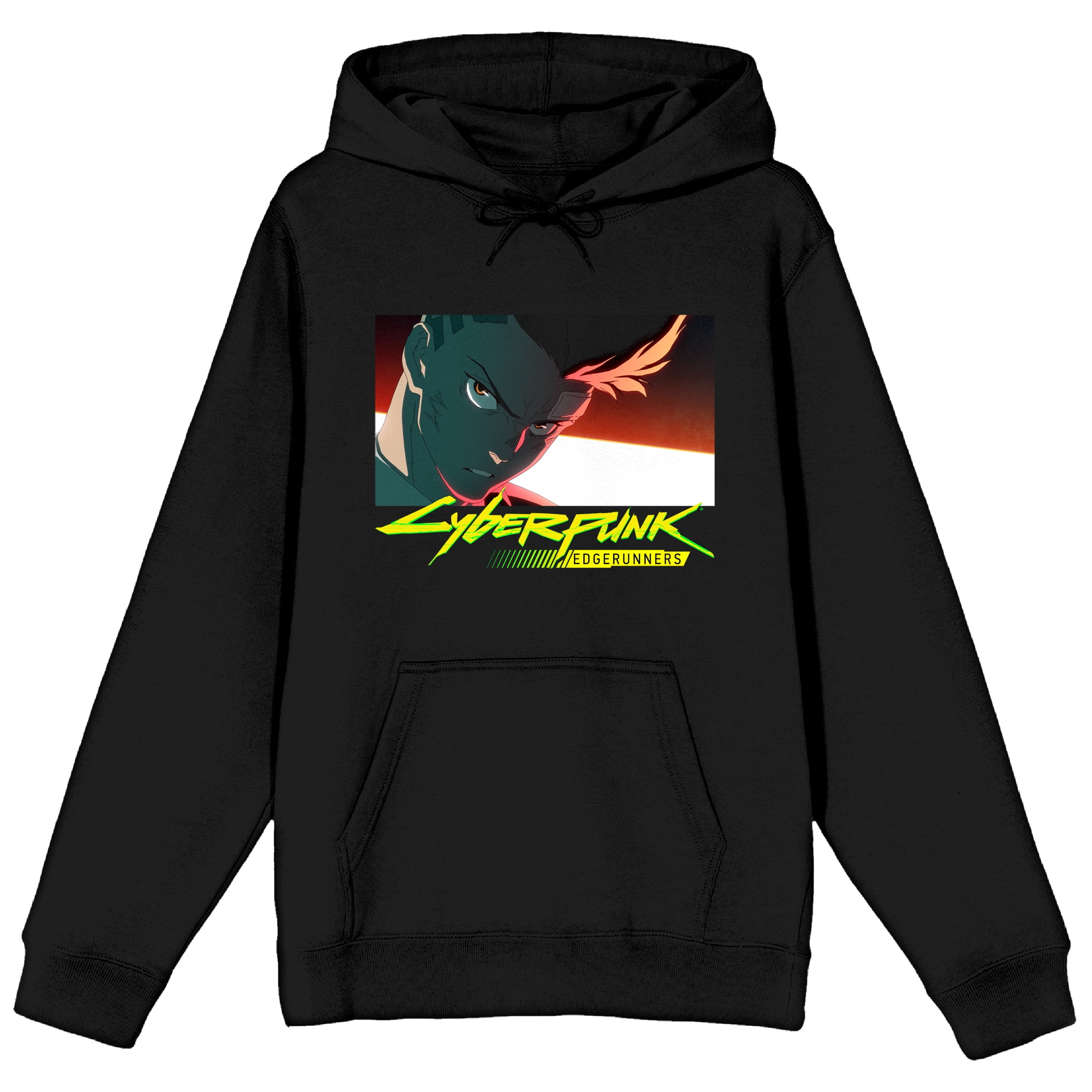 Cyberpunk Edgerunners David Martinez Long Sleeve Men's Black Hooded ...