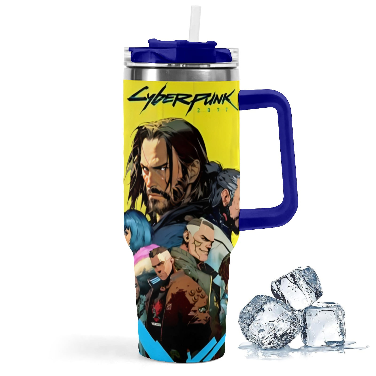 Cyberpunk Edgerunners Large capacity car cup has an iconic print, is ...
