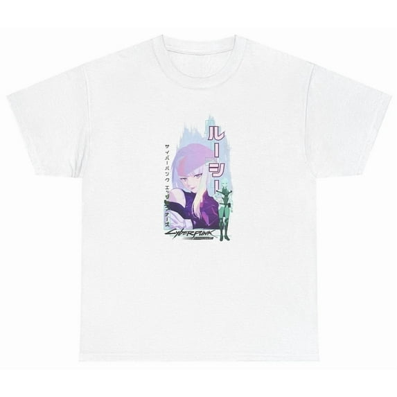 Cyberpunk Edgerunners T Shirt Anime Manga Lover Lucy Waifu Otaku Fan ...