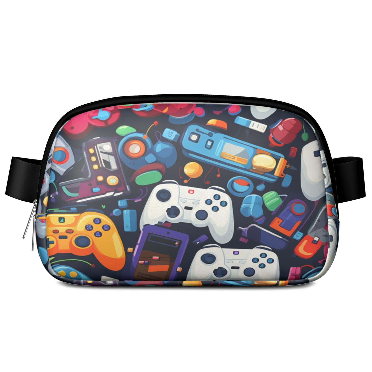 Cyberpunk Gamer Waist Bag – Video Game Console-Inspired Fanny Pack with ...
