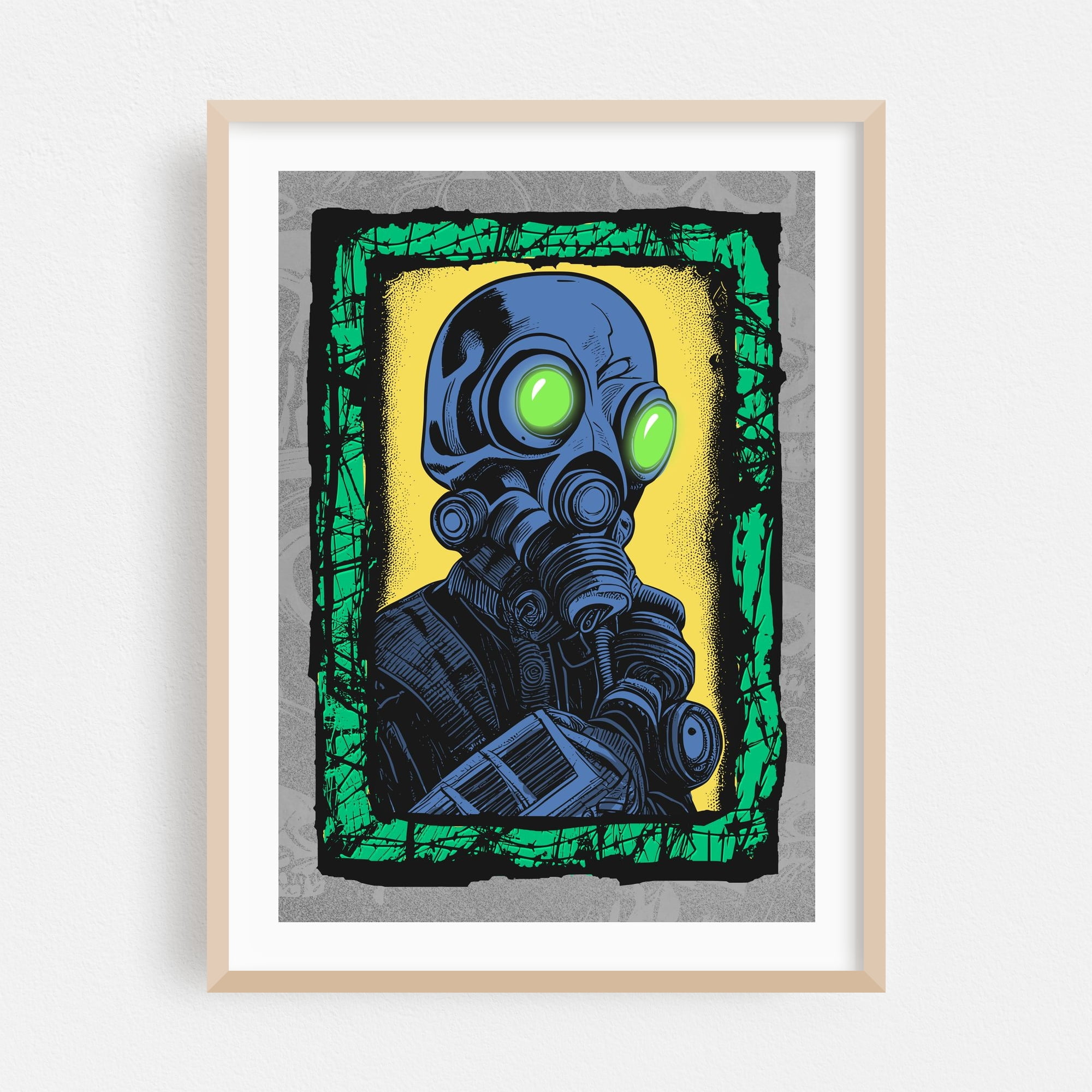 Cyberpunk Hero - Illustration Sci-Fi Surrealism Gothic Psychedelic ...