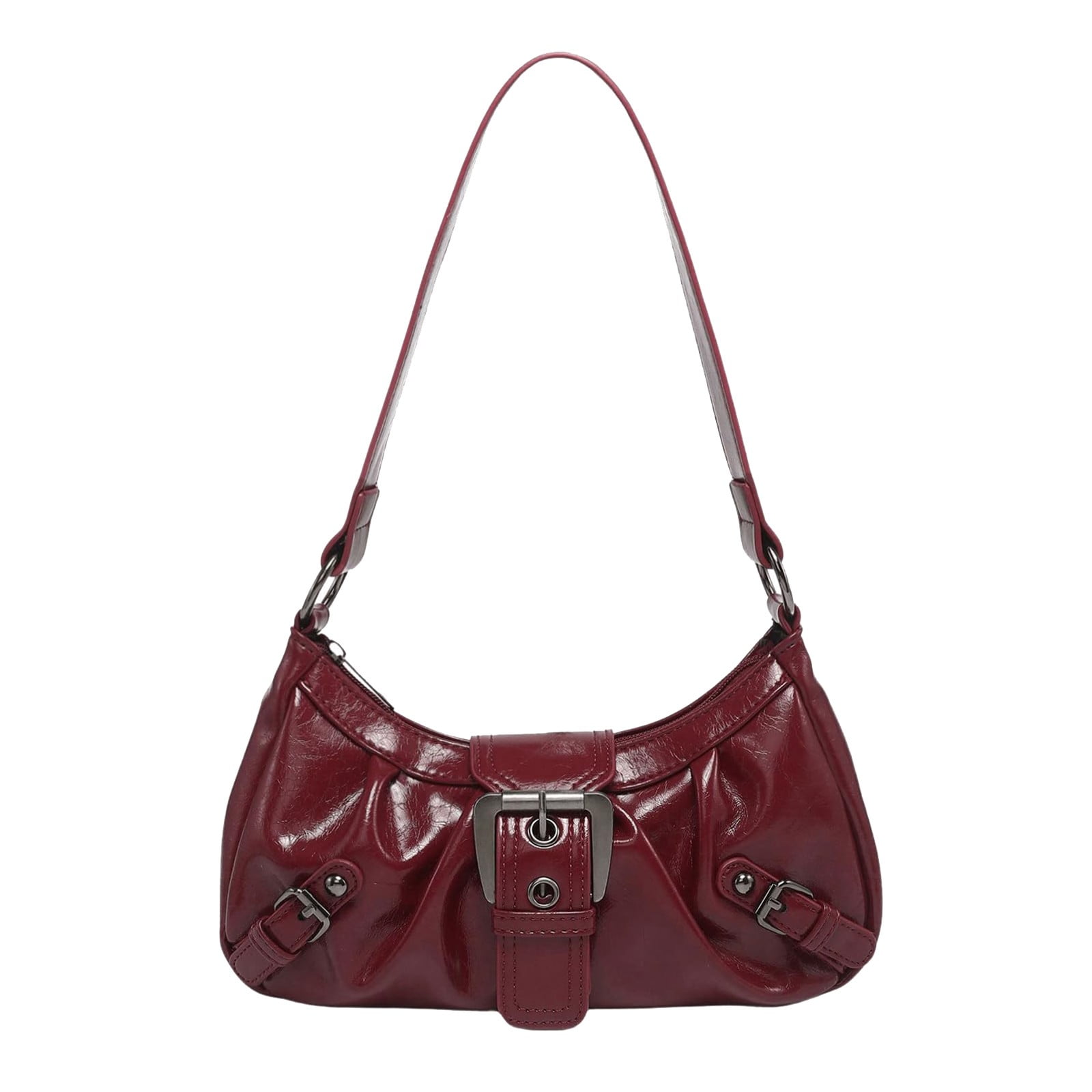 Cyberpunk-Inspired Women's Purse: Asymmetric Buckle Design for Bold ...