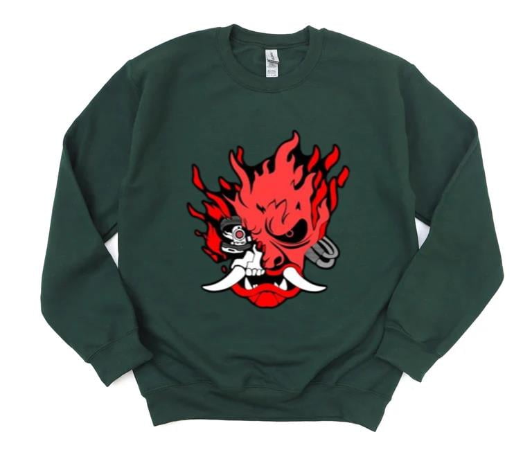 Cyberpunk Red Bold Techwear Look Sci-Fi City Tech Future Robot Blade ...