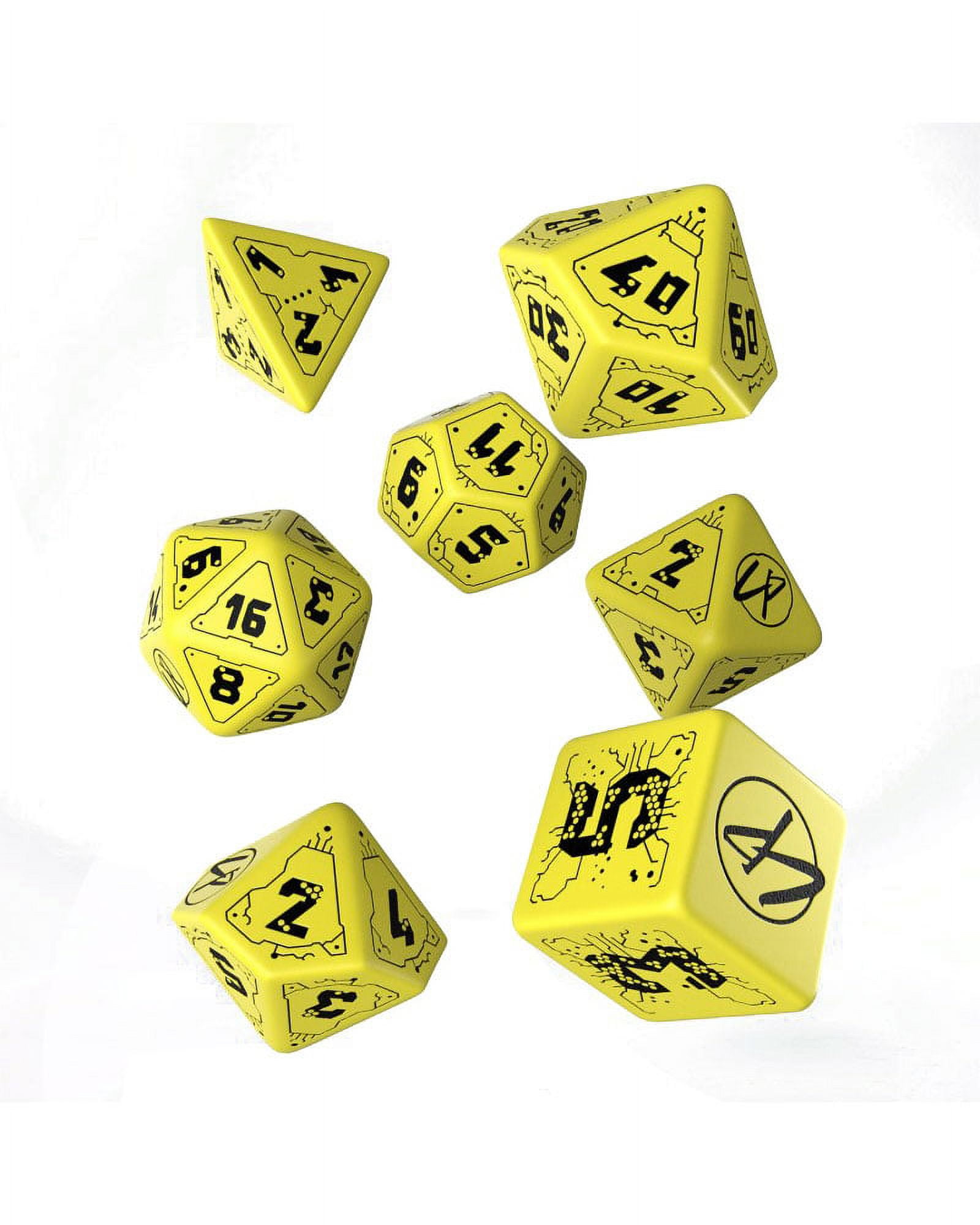 Cyberpunk Red Dice Set: Danger Zone (7-Set) - Walmart.com