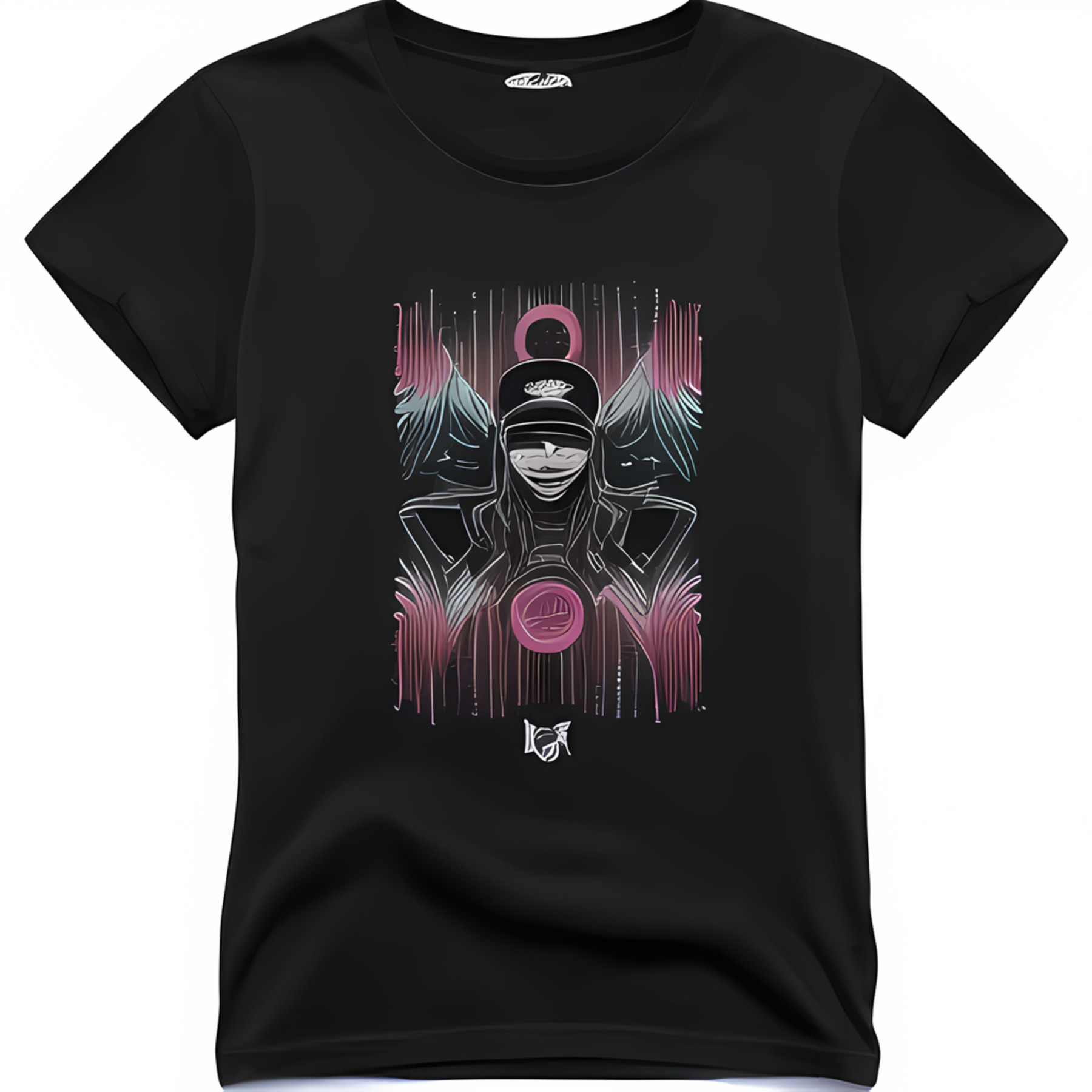 Cyberpunk Soundwave T-Shirt Futuristic Anime Design with Pose & Pink ...