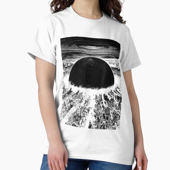 Cyberpunk Tokyo Motorcycle Laser Explosion Iconic Neo City Graphic Tee ...