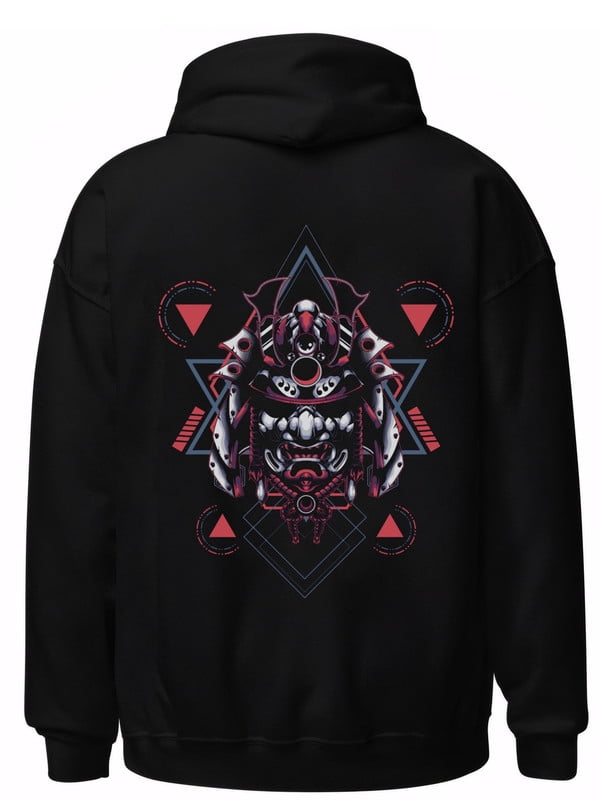 Cyberpunk Warrior graphic hoodies Veteran men graphic hoodies black ...