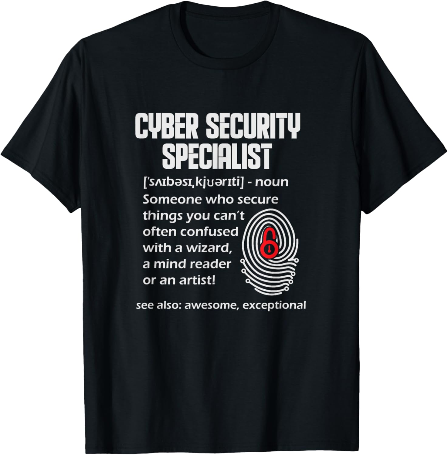 Cybersecurity Outfit Computer Security Computer Engineer T-Shirt ...